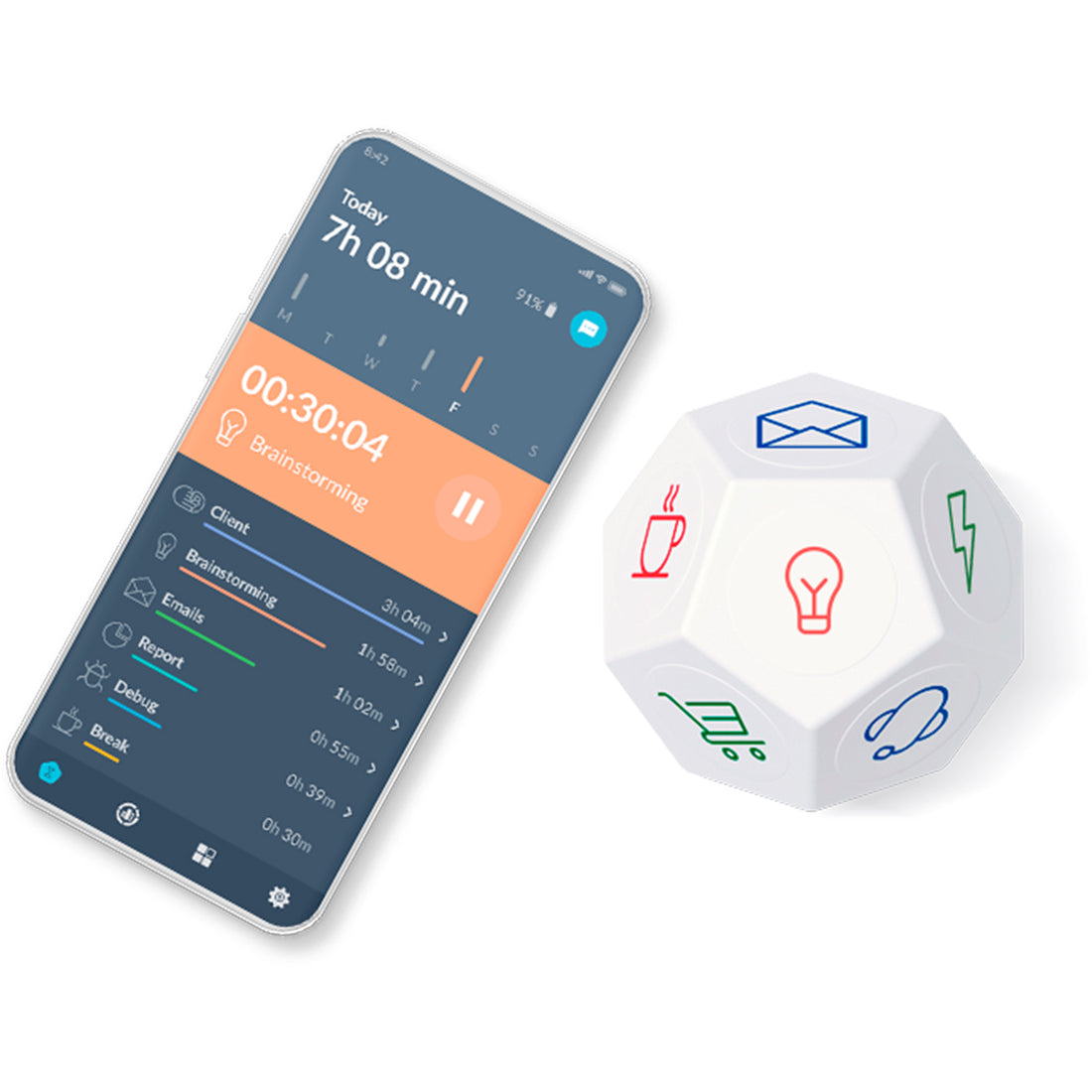 TIMEFLIP2: Il Gestore di Tempo Interattivo | WebidooStore